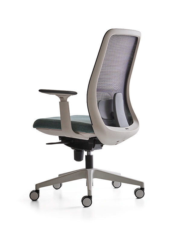 Eva White Office Chair | Zivella Office Furnitures