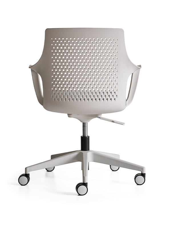 Flat White Office Chair | Zivella Office Furnitures